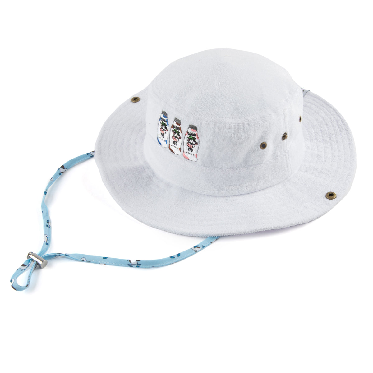 White Towelling Boonie Hat – Booby